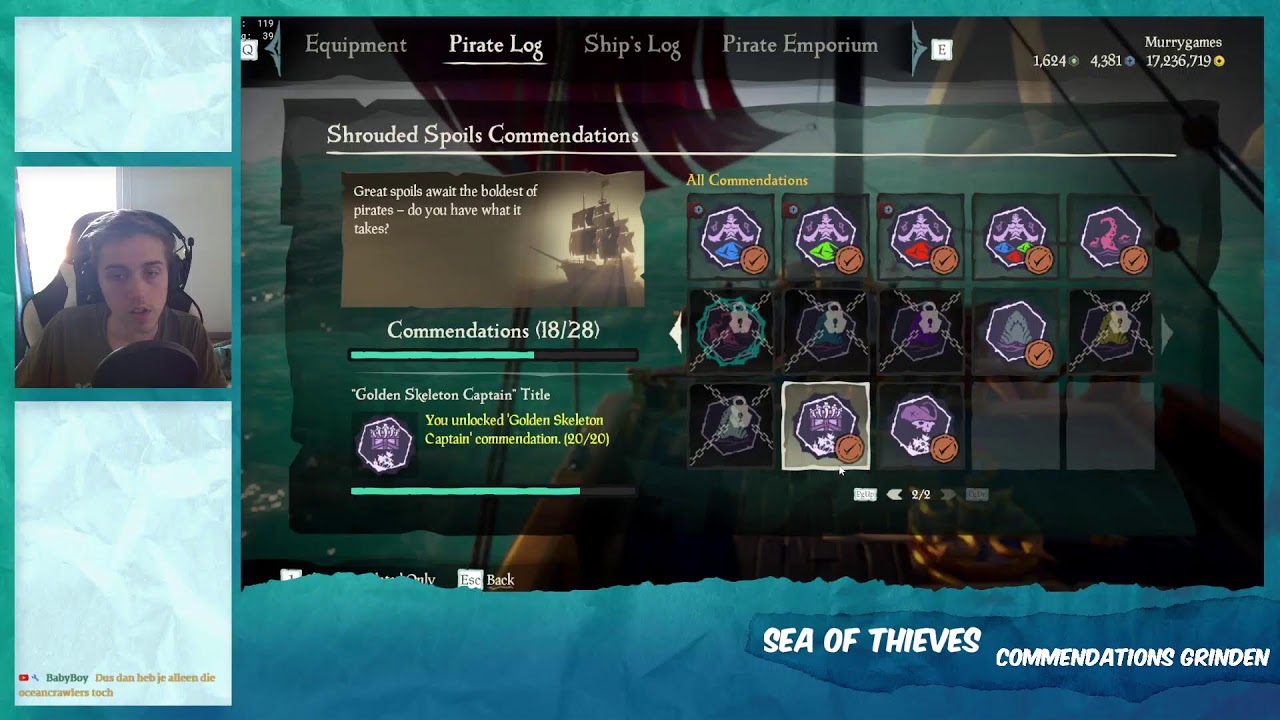 Commendations grinden in Sot! | Pirates of Mischief Commendations ...