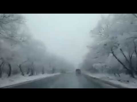 Bakı - Oğuz yolu. Qarlı bir gündə Oğuza səyahət.