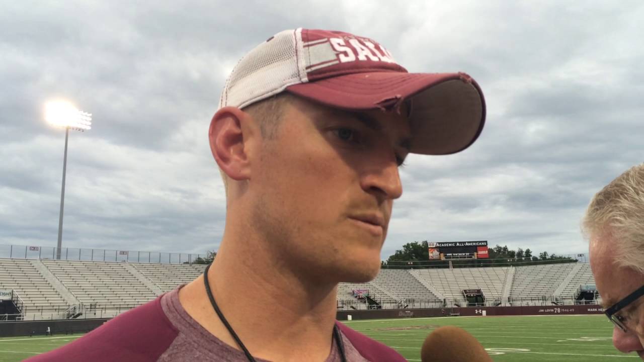 SIU fb coach Nick Hill 8-20-16 - YouTube