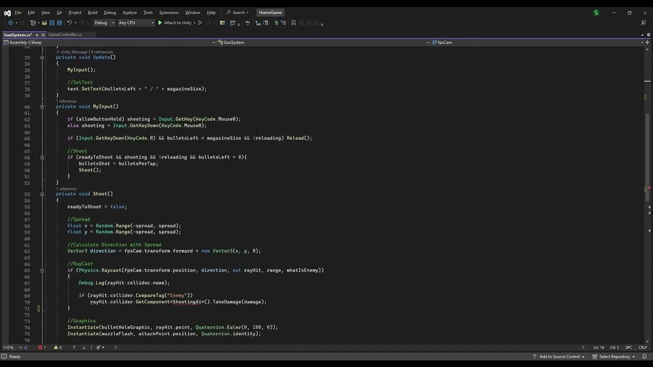 How to make ALL kinds of GUNS with just ONE script || Unity3d tutorial ...