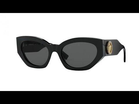 Unboxing Genuine Sunglasses Versace VE4376B GB1/87 Nero Occhiali da ...