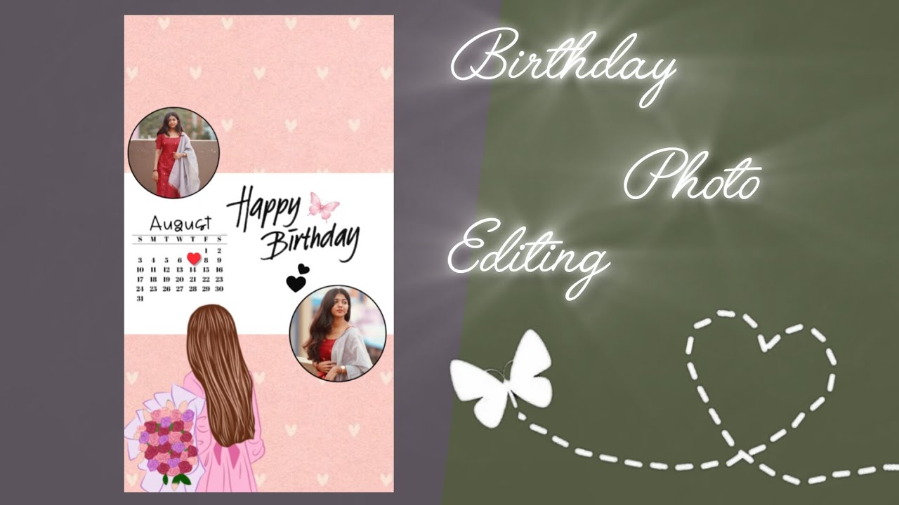 Birthday photo editing 📸 in inshot app ⚡ in tamil 🔥 - YouTube