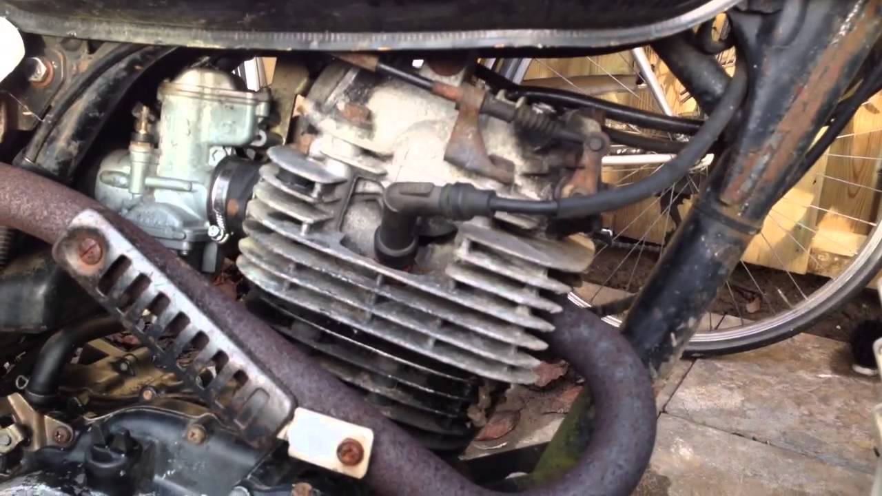Yamaha XT 250 motor small review - YouTube