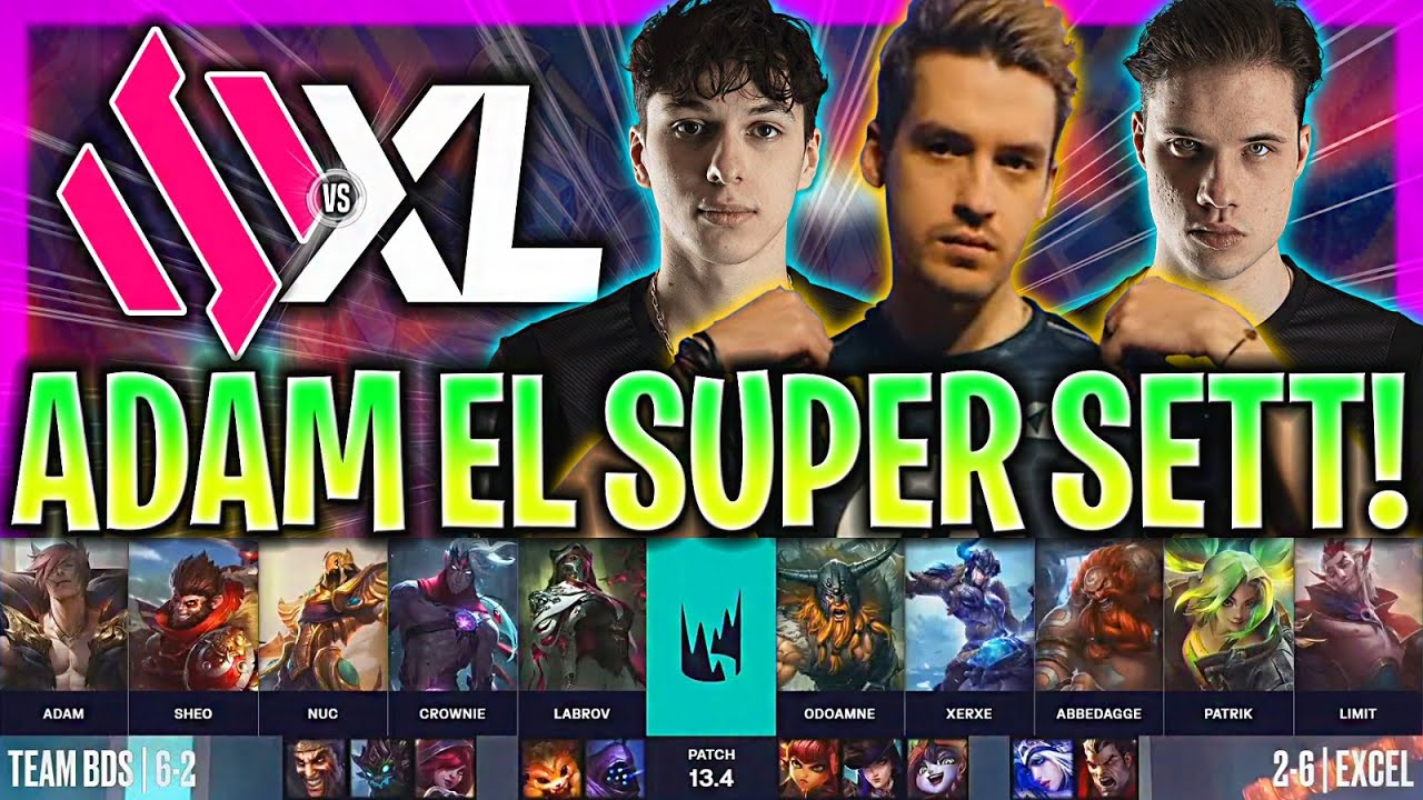 ADAM SACA SU SUPER SETT EN TOP! | BDS vs XL RESUMEN LEC LVP ESPAÑOL ...