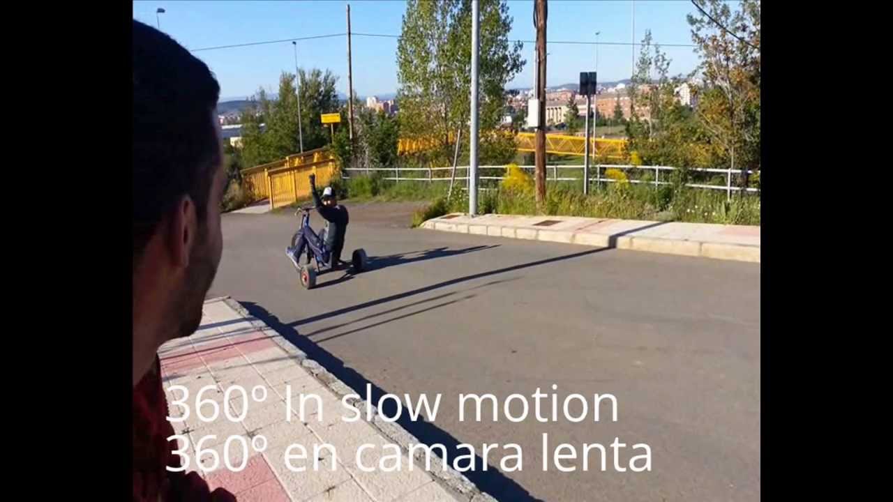 How to make a 360° with a drift trike - Como hacer un 360º con un drift ...