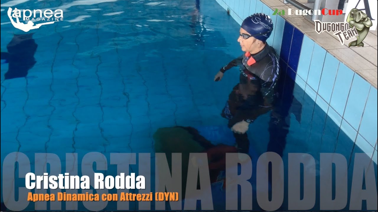 Cristina Rodda 179,47 mt DYN (3° posto) - 2a DugonCup - Apnea Magazine ...