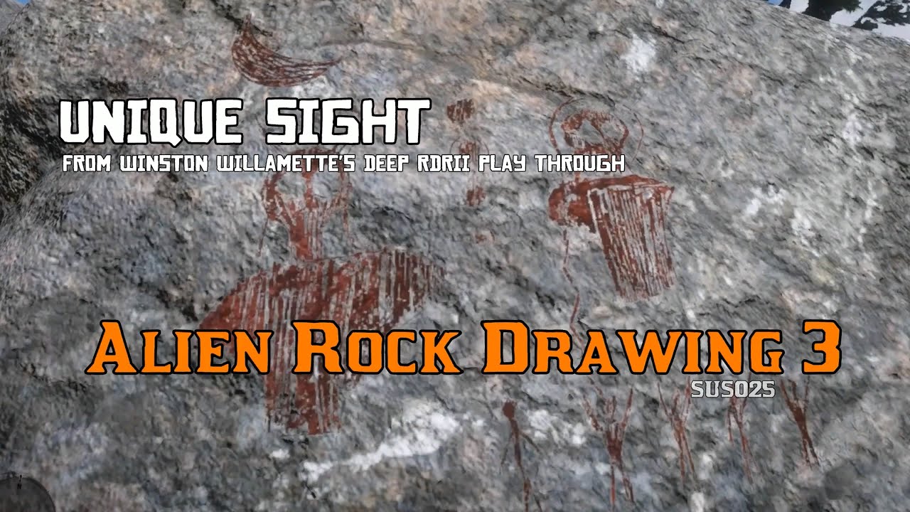 Alien Rock Drawing 3 (southwest of Lenora View) - Unique Sight [RDRII ...