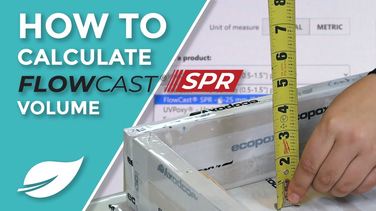 How To Calculate FlowCast® SPR Volume | An EcoPoxy® Tutorial - YouTube