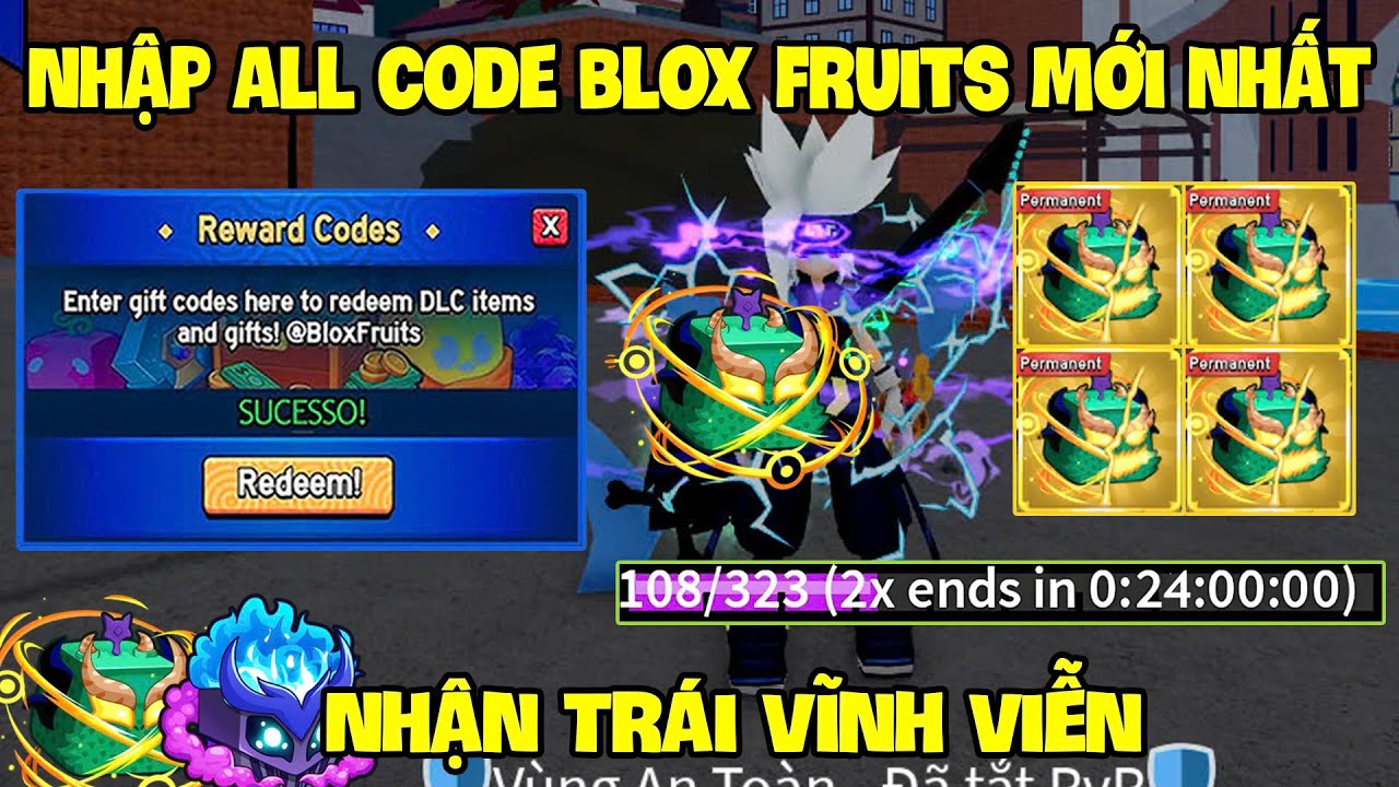 Nhập Code Blox Fruit Nhận x2 Exp Mới Nhất Và Robux Miễn Phí Còn Nhập ...
