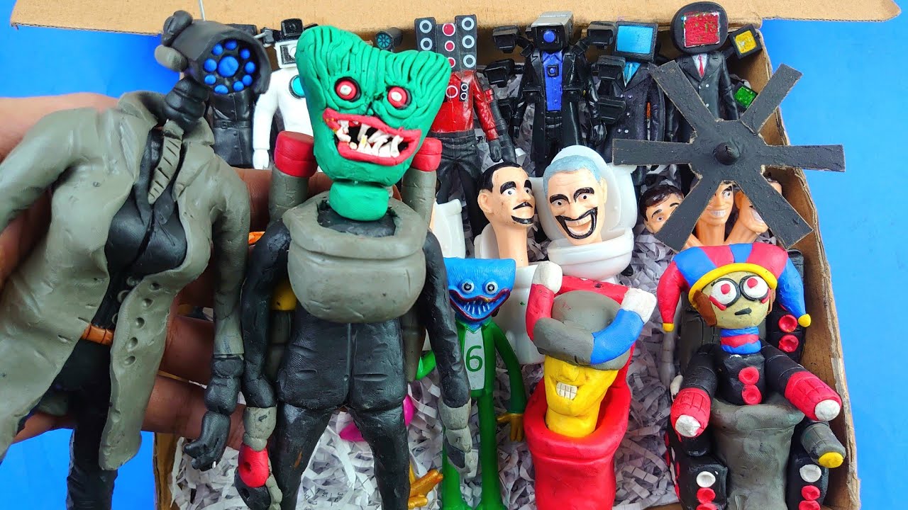 Unboxing skibidi toilet multiverse,poppy playtime,camera women ...