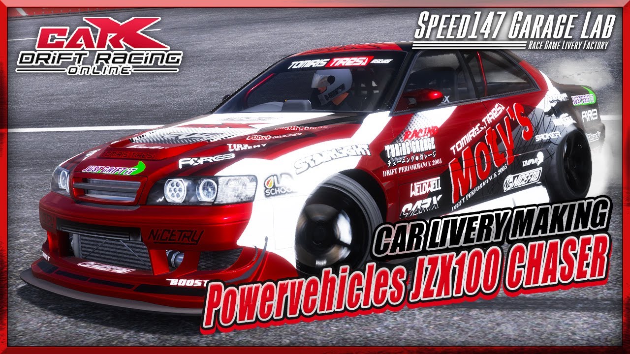 【CarX Drift Racing Online】CAR LIVERY MAKING vol.27〈Powervehicles JZX100 ...