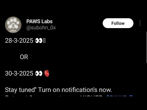 Paws update: listing date, paws price and start checking your paws ...