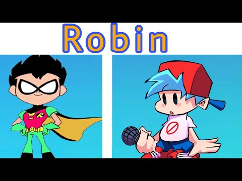 Friday Night Funkin' VS ROBIN! (FNF Mod/Hard/TTG) (Teen Titans Go) - YouTube