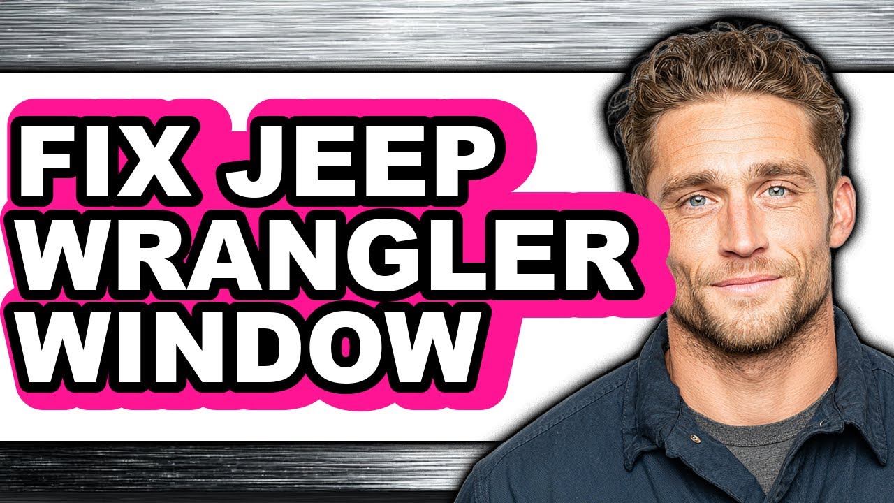 How to Fix Jeep Wrangler Window (Easy Method) - YouTube