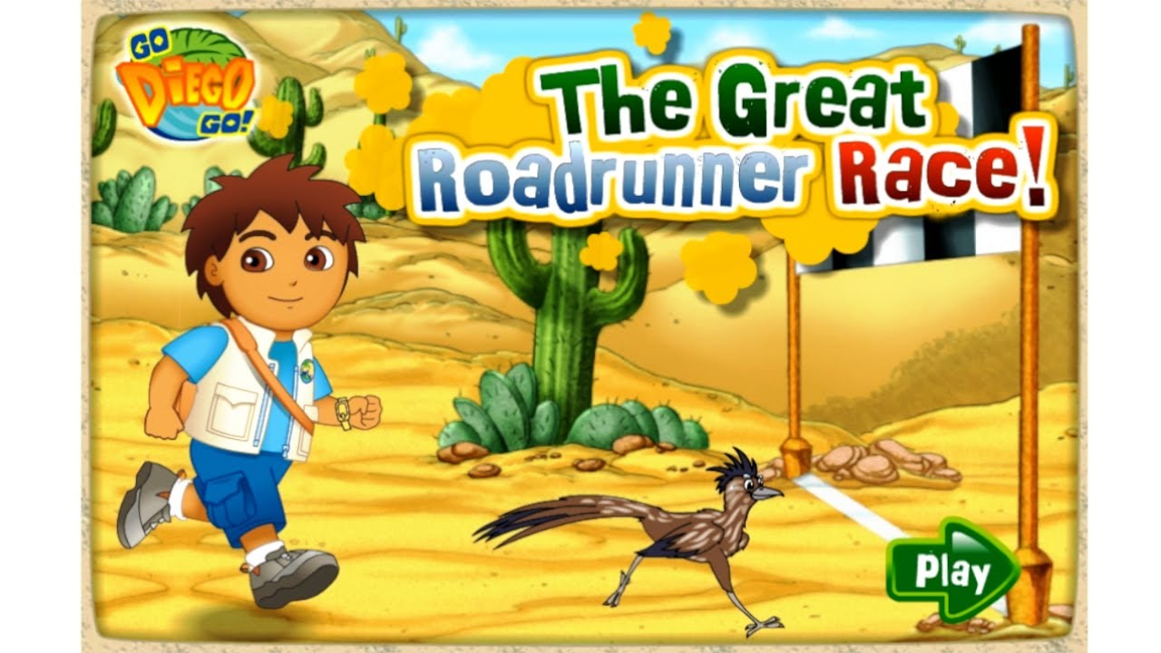 Go, Diego Go! The Great Roadrunner Race! / flash longplay - YouTube