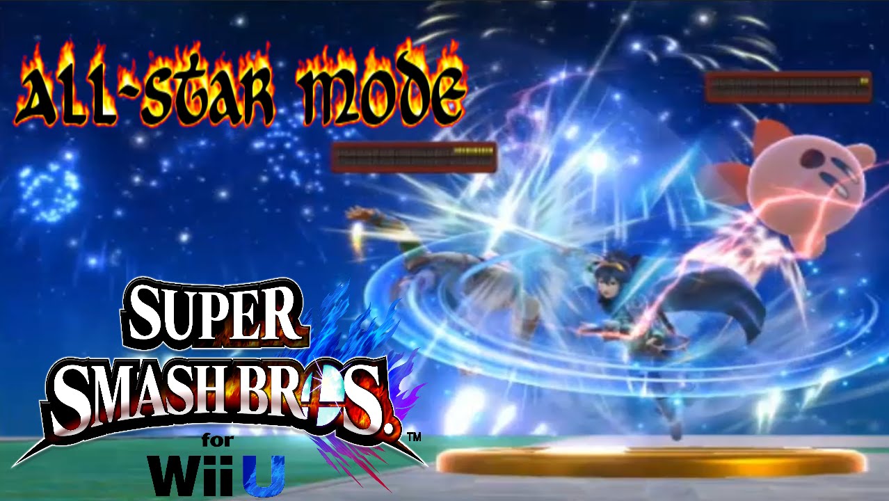 Super Smash Bros for Wii U - All-Star Mode | Hard Mode | Lucina - YouTube