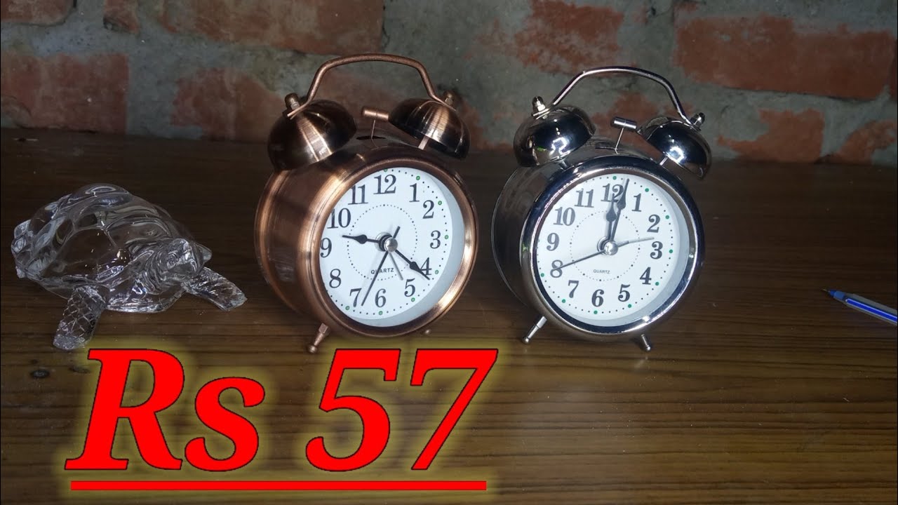 Alarm Clock Rs 15 / Best Two Alarm Clock In Rs 15 🕓 #unboxing - YouTube