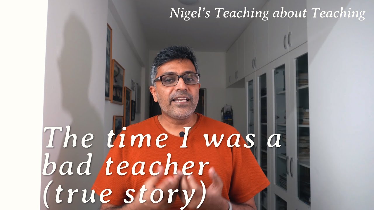 I am a bad teacher (when curriculum is more important than student ...
