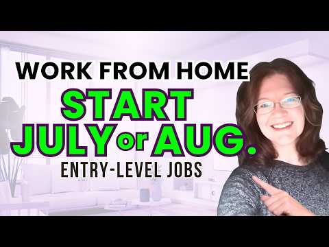 🆕PAID TRAINING + ENTRY LEVEL + NO DEGREE: 5 Work From Home Jobs Hiring NOW