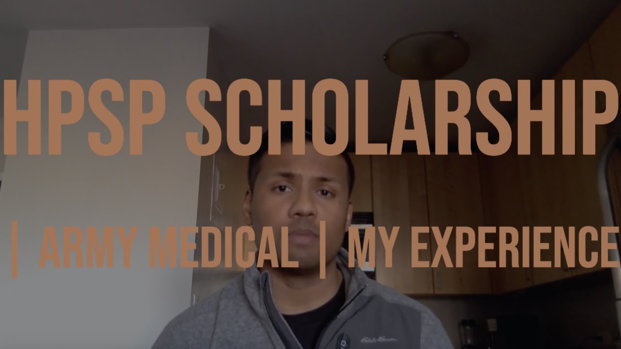 HPSP Scholarship | Army Medical | My Experience - YouTube