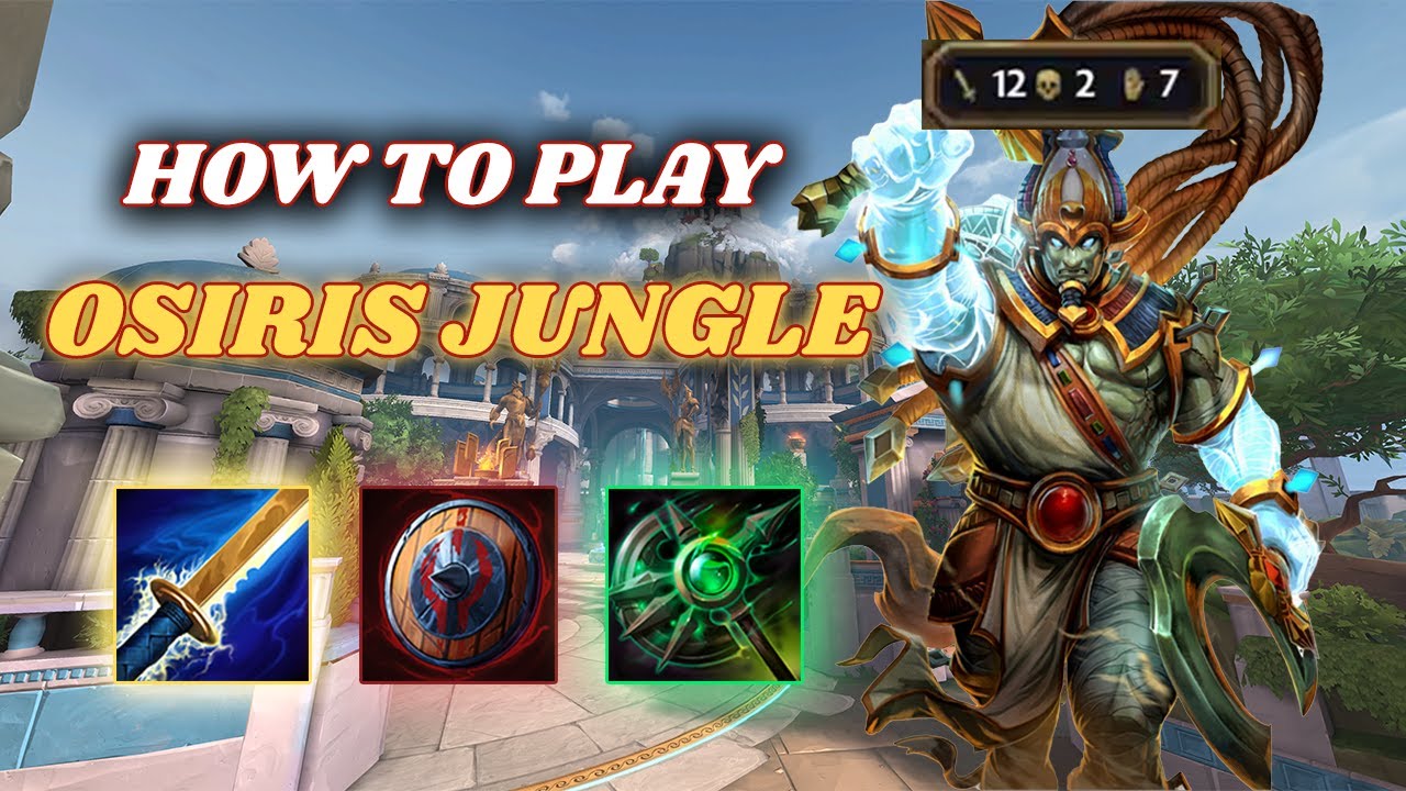 OSIRIS JUNGLE WITH THIS BUILD IS THE ULTIMATE PRESSURE PICK!!! Smite ...