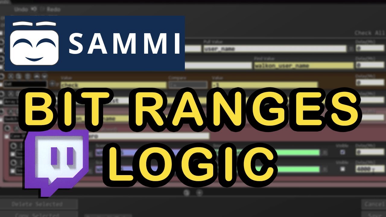 Twitch Bit Alerts with Bit Ranges SAMMI - YouTube