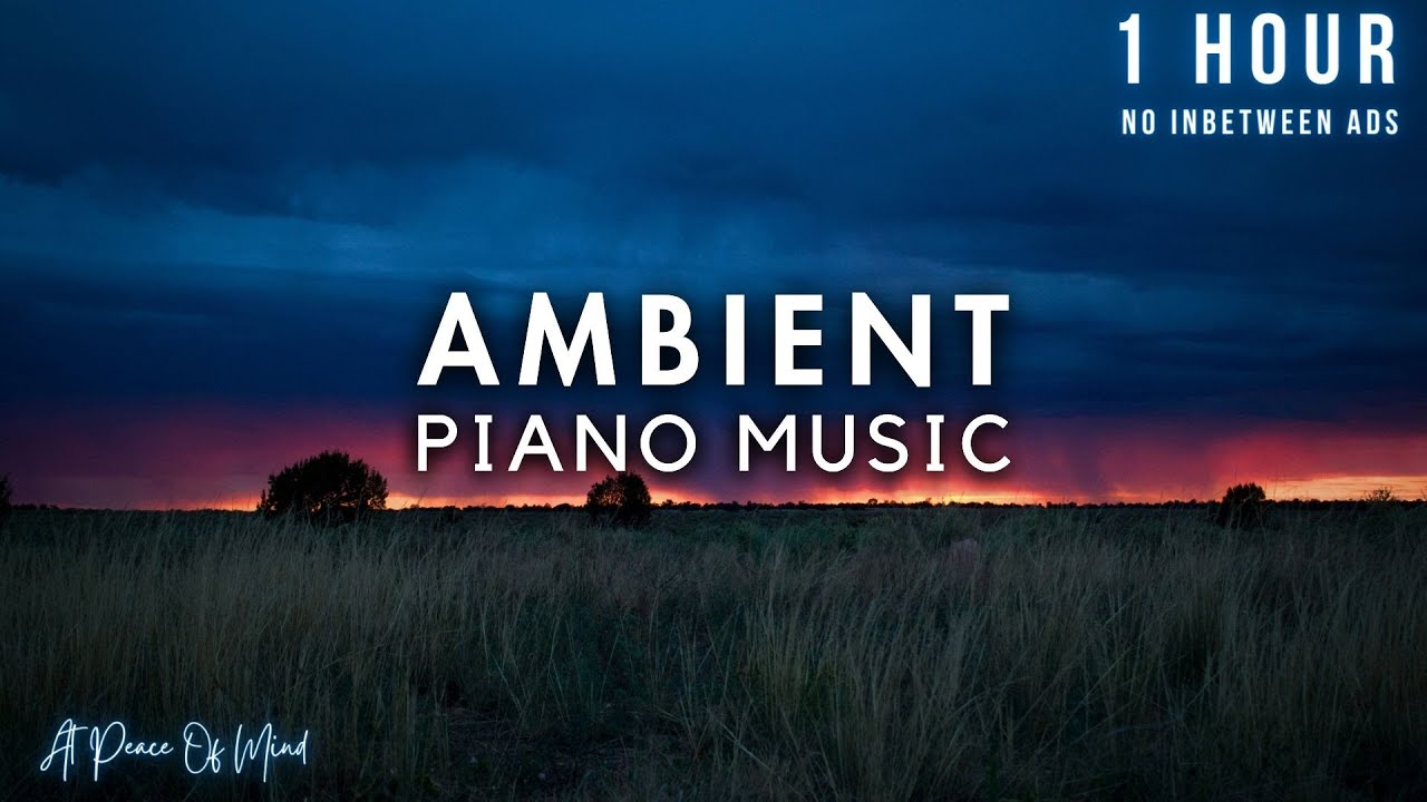 Ambient Piano Music | Soft Rain Sounds, Relaxing Music For Sleep ...