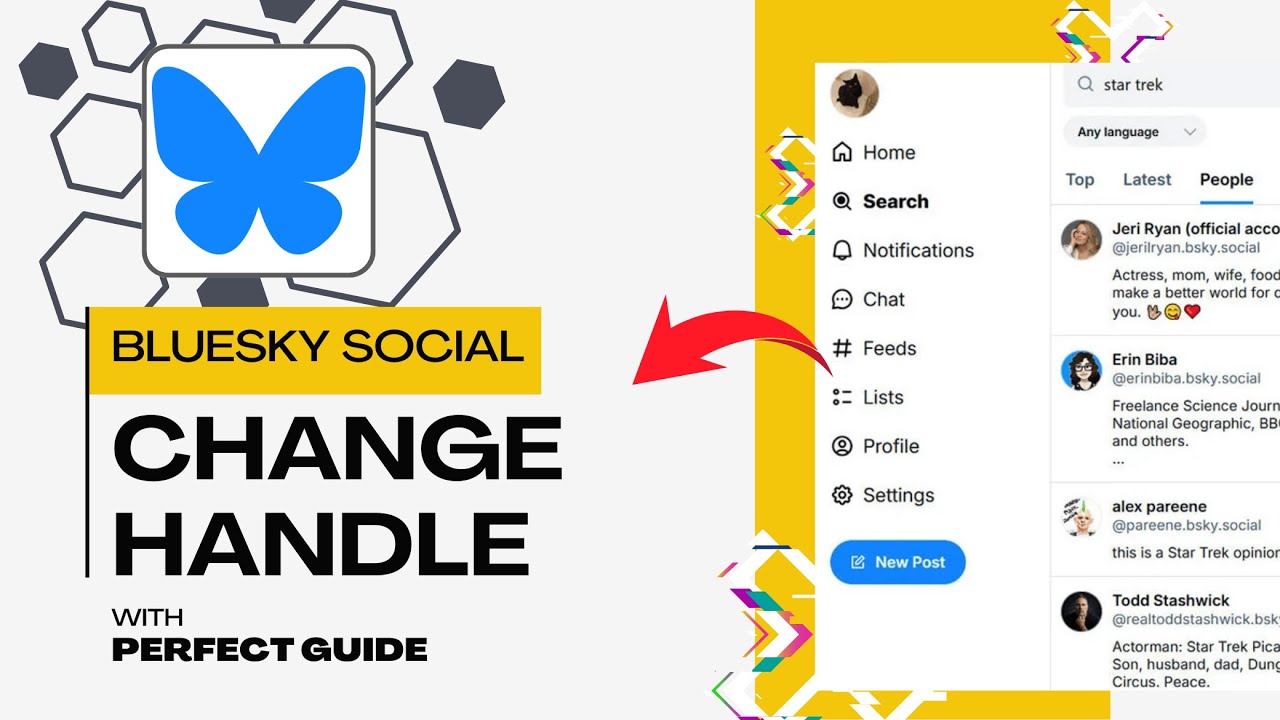 How To Change Handle On Bluesky Social | Easy Way - YouTube