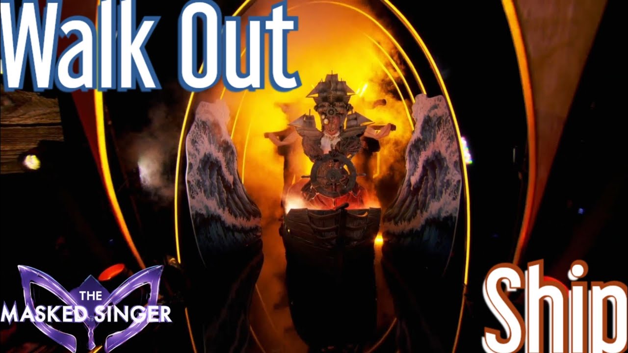 Ship Walk Out / The Masked Singer USA Season 12 Ep. 1 - YouTube