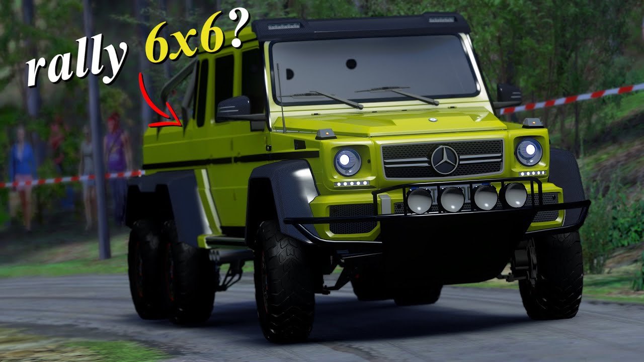 Can A G63 6x6 Handle A Rally Track? - YouTube