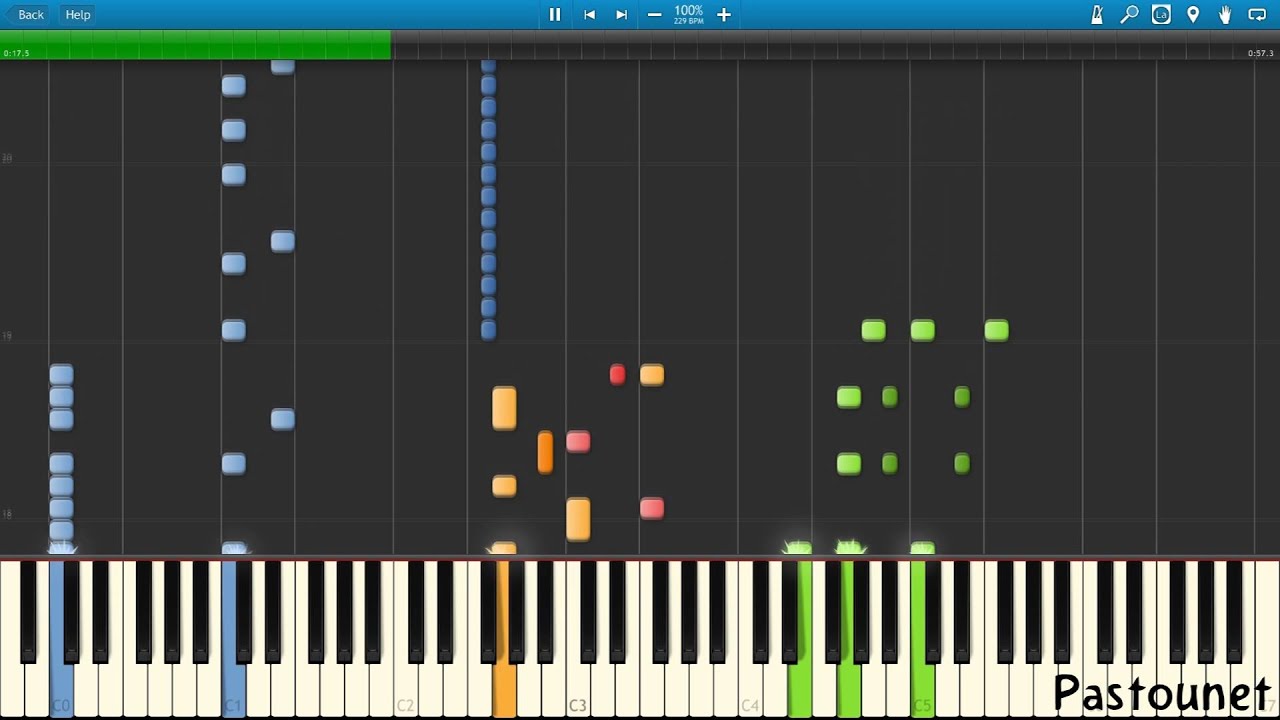 Rayman - Main Theme / World Map [Synthesia] - YouTube