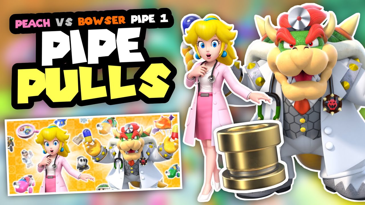 Draining The Peach Vs. Bowser Pipe 1!!🍑🔥 | MKT - YouTube