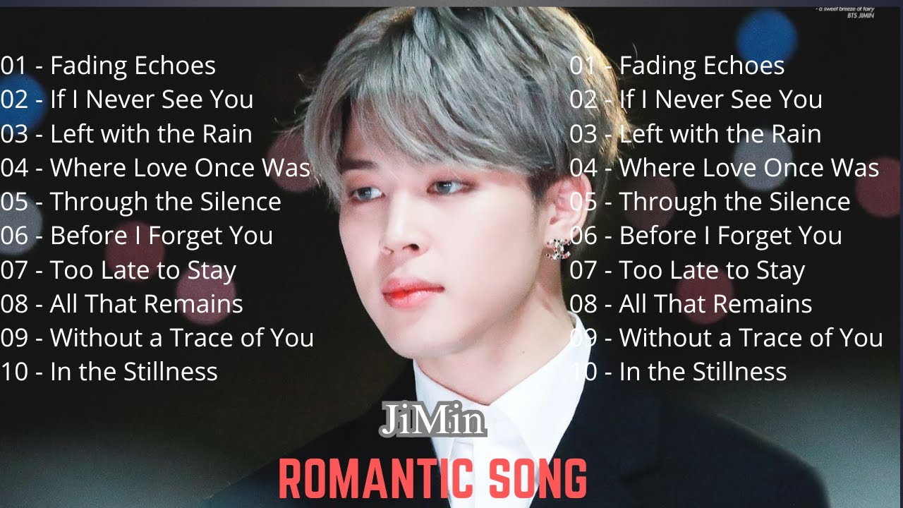 [Playlist] BTS JIMIN 💜 Top Solo Songs 2025 – Chill & Emotional Mix ...