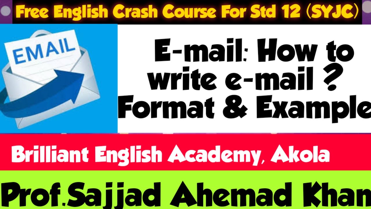E mail :What is email?How to write/draft e-mail? Structure of e-mail ...