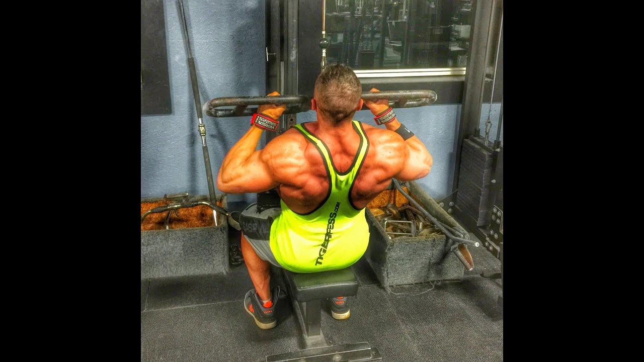 200lb Dumbbell Row Back Training with Steve Shaw! | Tiger Fitness - YouTube