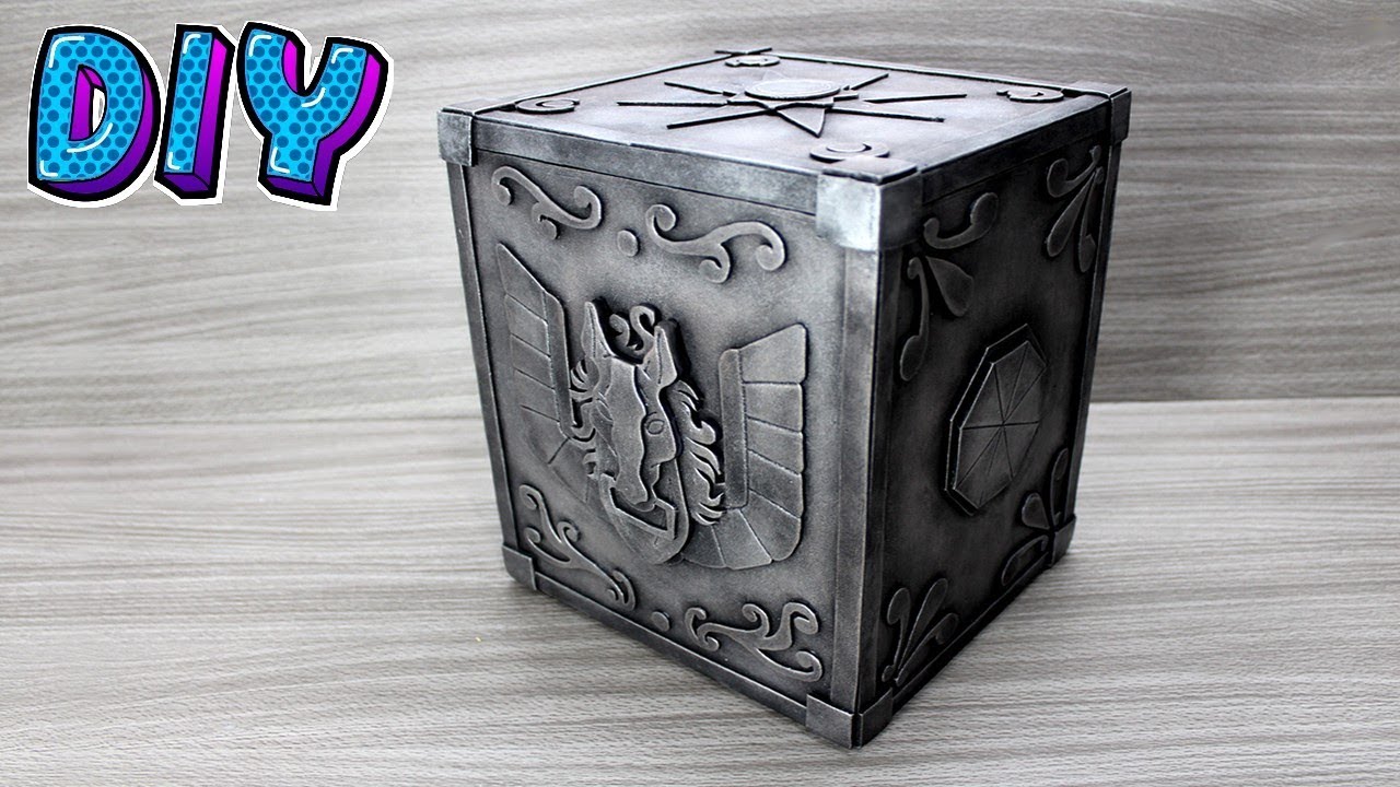 Caixa da Armadura de Pegasus - DIY Cavaleiros do Zodíaco. - YouTube