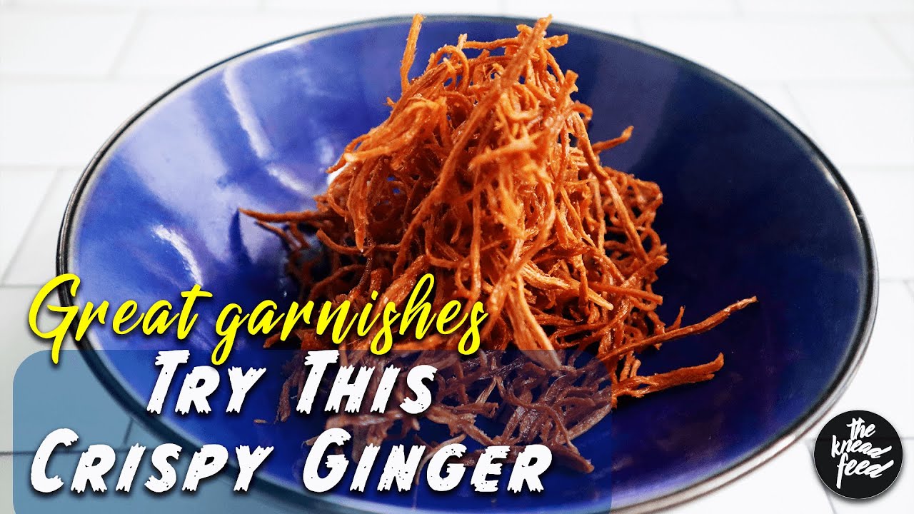 OMG! The Best CRISPY GINGER GARNISH Ever! (The Easy Recipe) - YouTube