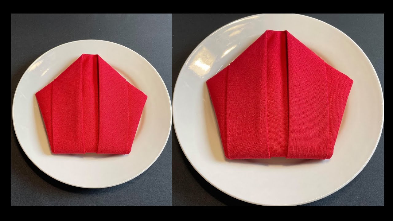 DIY: Cloth Napkin Fold Into a Jacket/Coat/Tuxedo Instructions ...