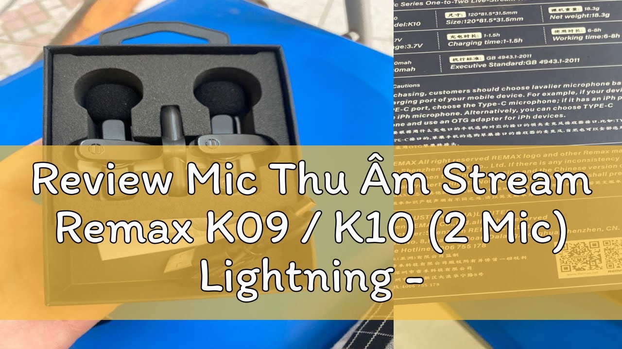 Review Mic Thu Âm Stream Remax K09 / K10 (2 Mic) Lightning - Type-C ...