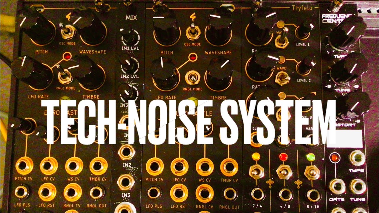 ST Modular Tryfelo controlling Eurokastle (techno patch) - YouTube