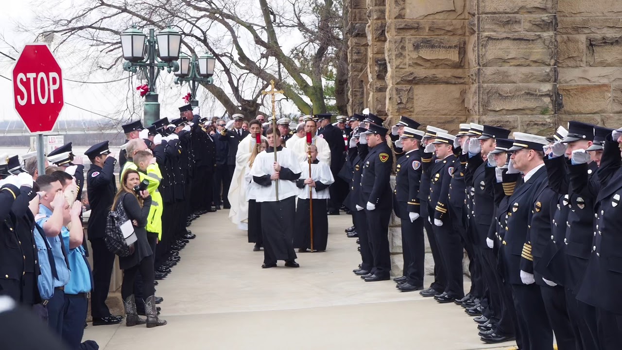 Funeral Procession for Jake Ringering - YouTube