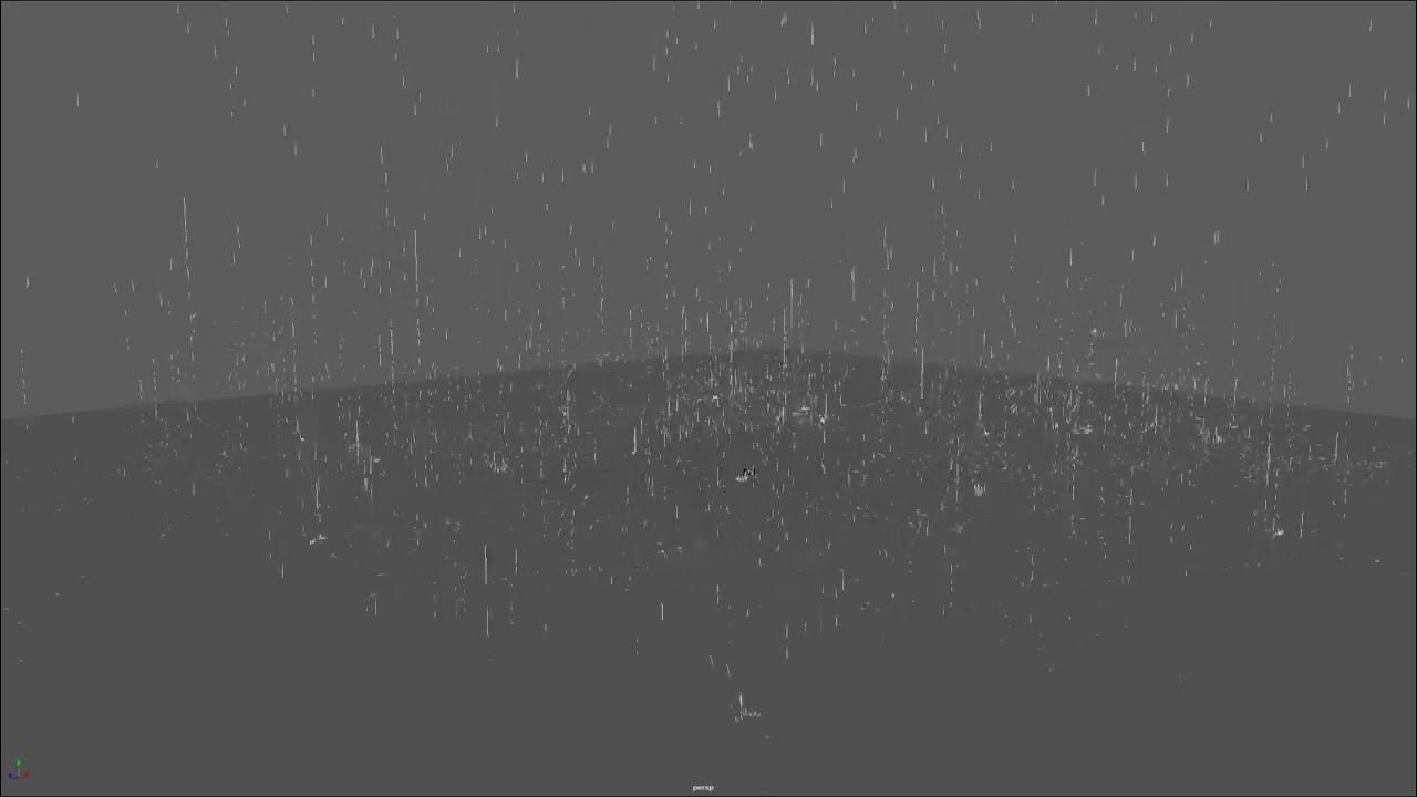 How to Simulate Rain 🌧️ in Autodesk Maya - YouTube