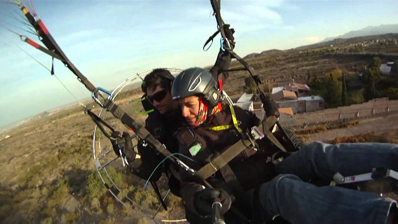 Paratrike Paramotor Tandem Mendoza with SkyTour.com.ar - YouTube