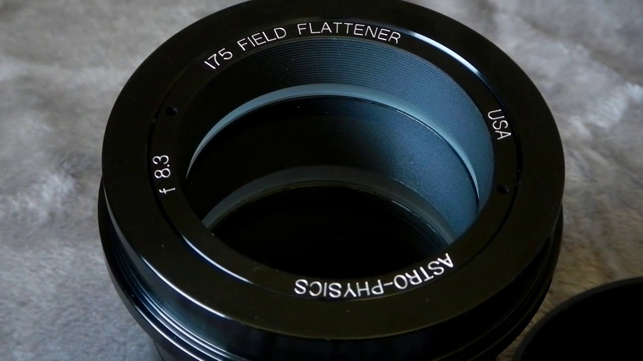 Astro Physics 175 refractor Field Flattener problem solved - YouTube