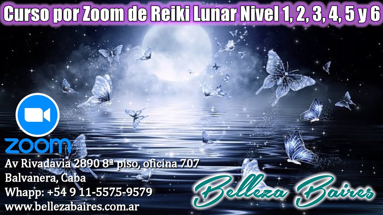 Curso por Zoom de Reiki Lunar Nivel 1, 2, 3, 4, 5 y 6 - YouTube