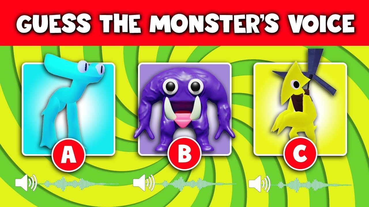 GUESS THE MONSTER'S VOICE (RAINBOW FRIENDS CHAPTER 2 & DOORS) - YouTube