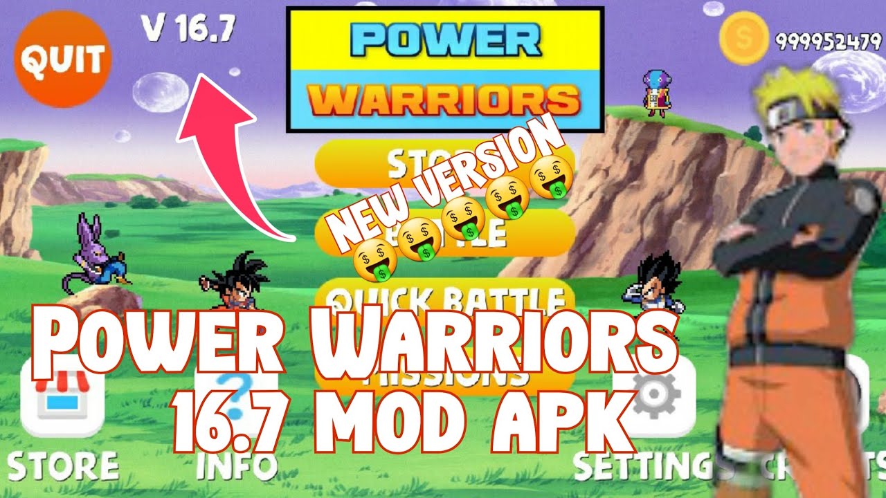 Power Warriors 16.7 Mod Apk | New Stage - YouTube