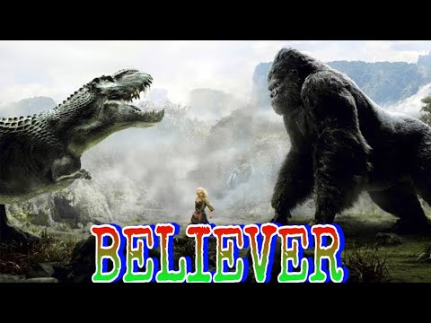 "Believer" King Kong vs T-rex / Action Fight / YOU ME AND FUN. - YouTube