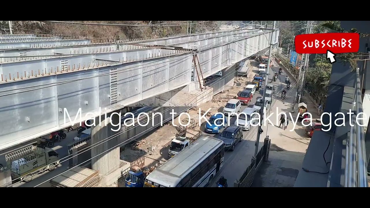 New bridge in Guwahati.Maligaon - YouTube