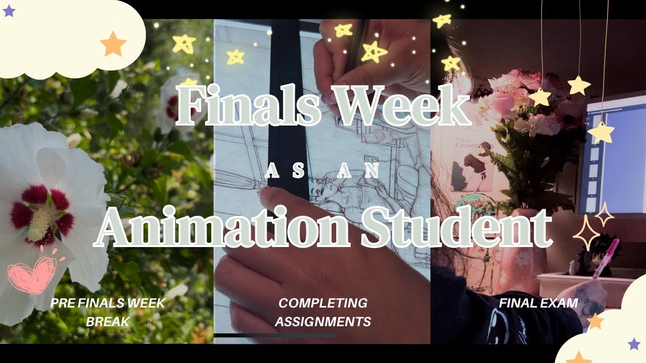 FINALS WEEK AS AN ANIMATION STUDENT - Completing assignments, Final ...